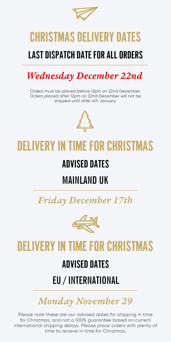 Christmas Delivery Dates!– Fashion Scarf World