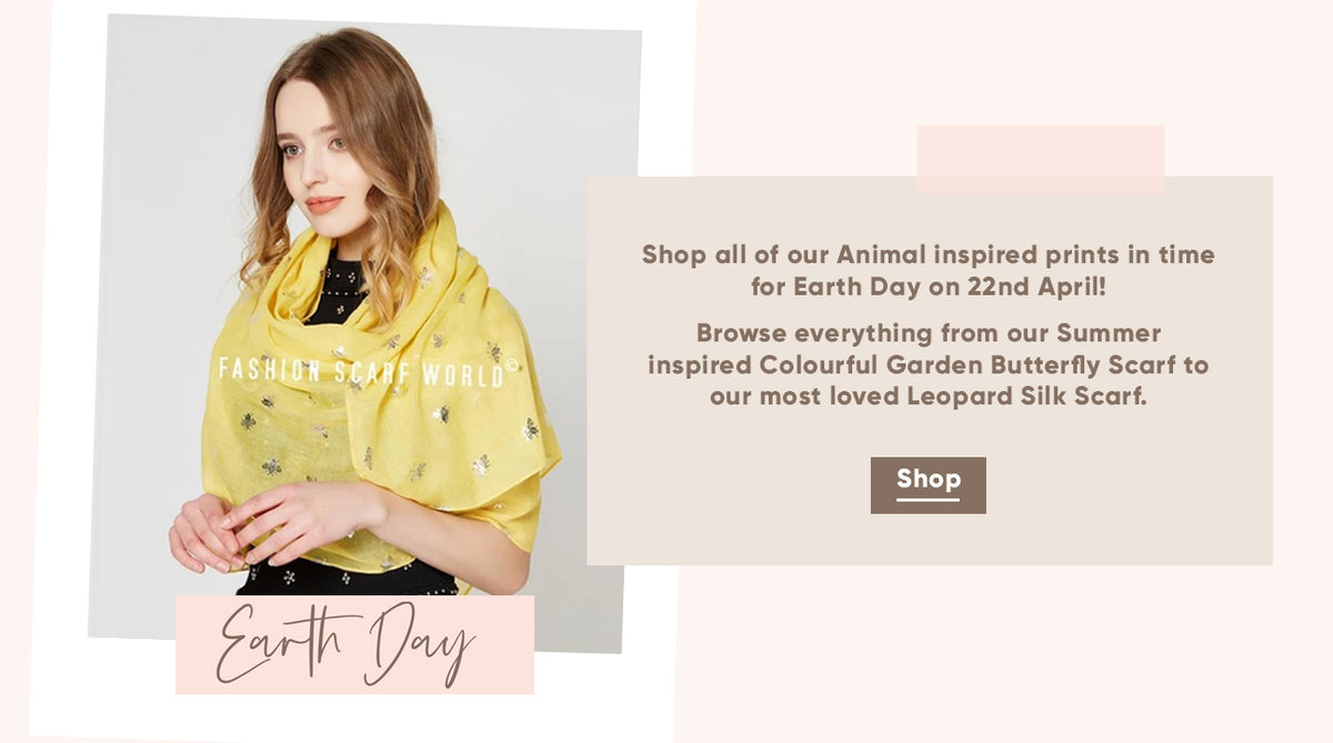 Shop Earth Day Inspired Prints!🌍– Fashion Scarf World