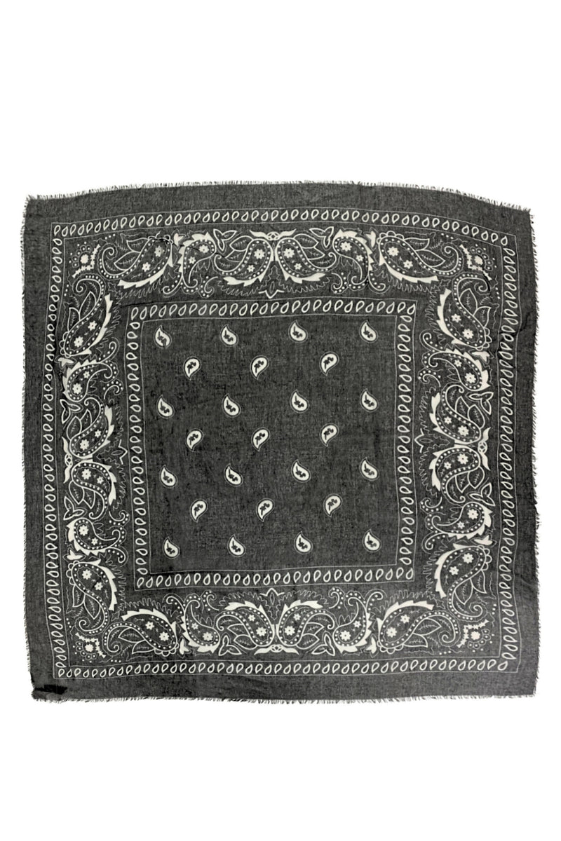 Made In Italy Paisley Modal Square Scarf– Fashion Scarf World