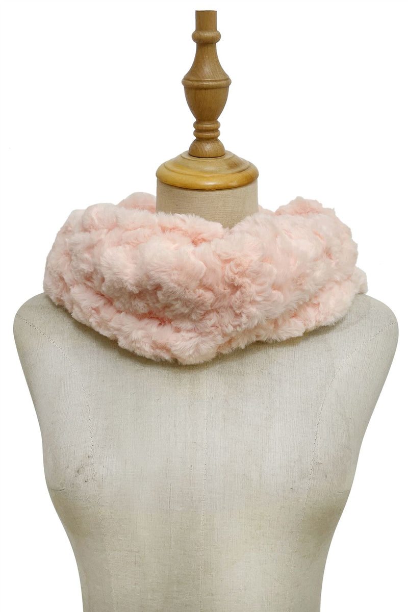 Plain Cosy Faux Fur Snood– Fashion Scarf World